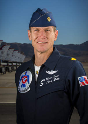 USAF Thunderbirds - Major Blaine Jones "Thunderbird 5" - American ...